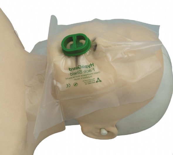 Hazkit Buy Pack 10 Face Shield - Disposable Resuscitation Aid - CPR Ready