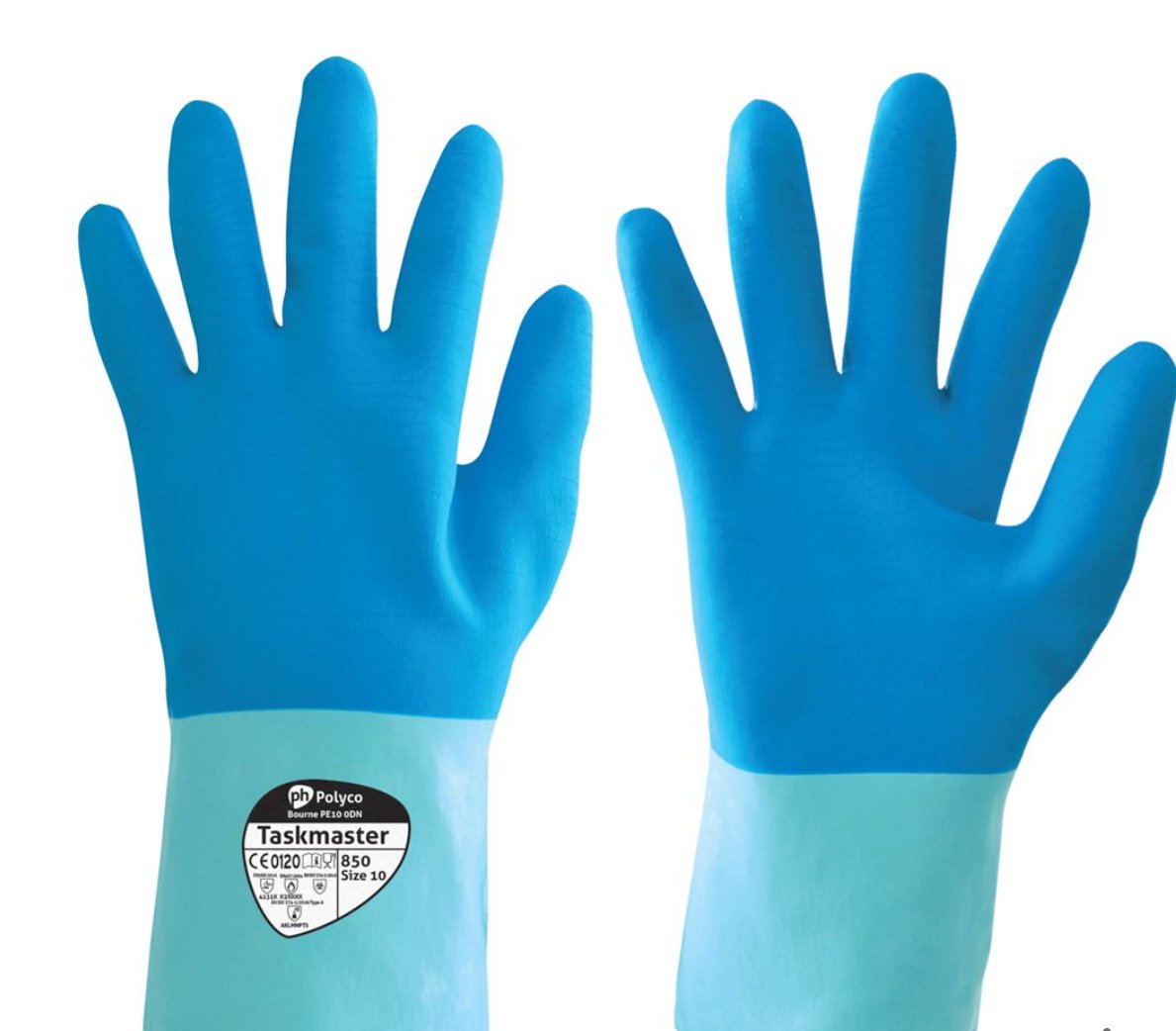 Buy Polyco Taskmaster Chemical Resistant Gauntlet Gloves 850 from ...