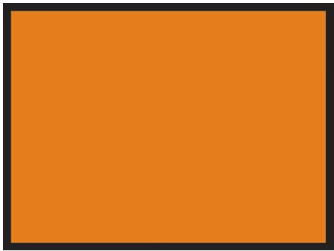 Hazkit Buy Solid ADR Orange Coloured Plate 300 x 400mm - Stainless steel